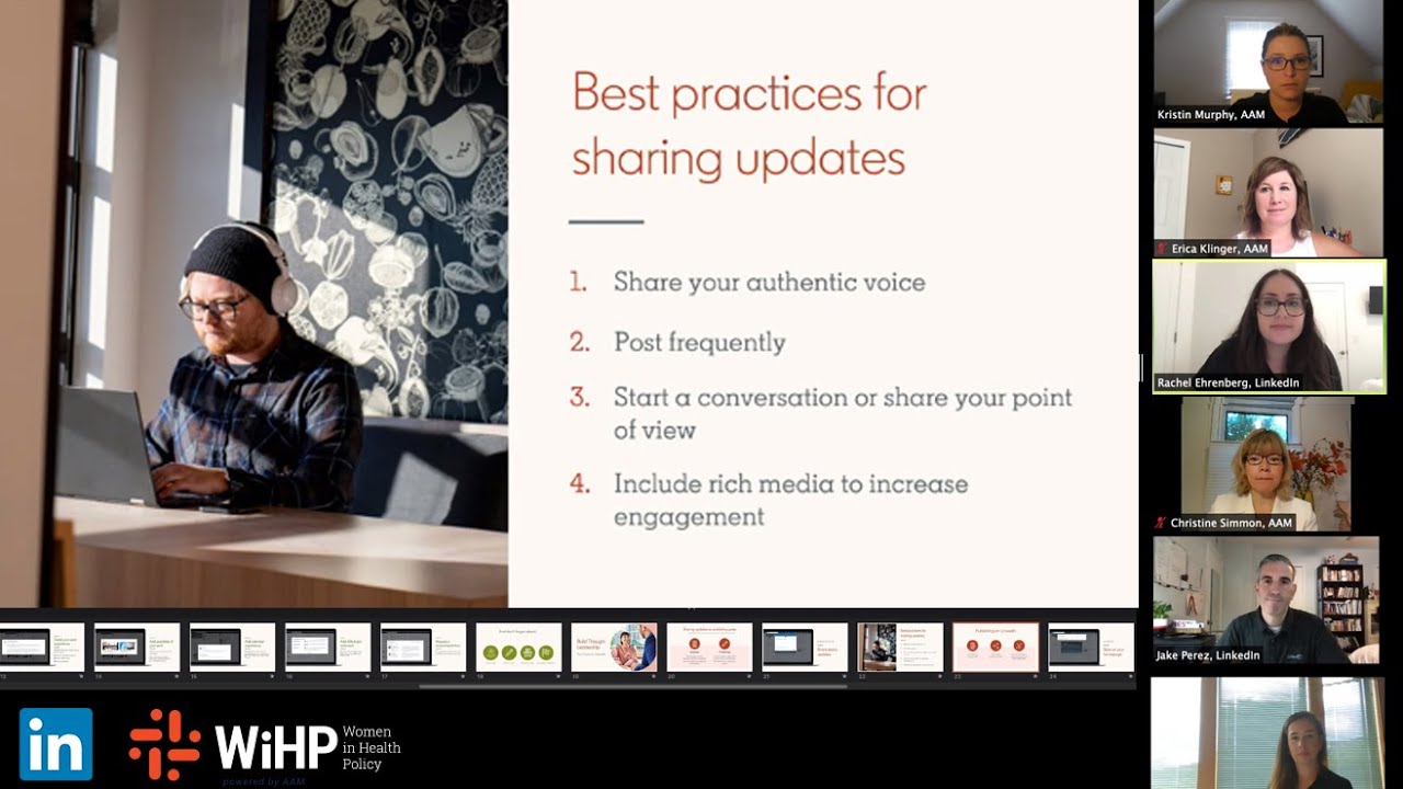 WiHP + LinkedIn Rock Your Profile Virtual Meeting | Association for ...
